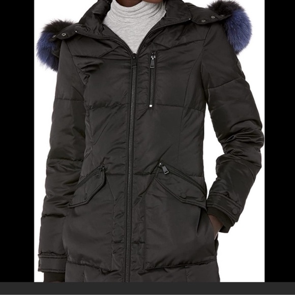 1 Madison | Jackets & Coats | Madison Coat With Fox Trim Hood | Poshmark